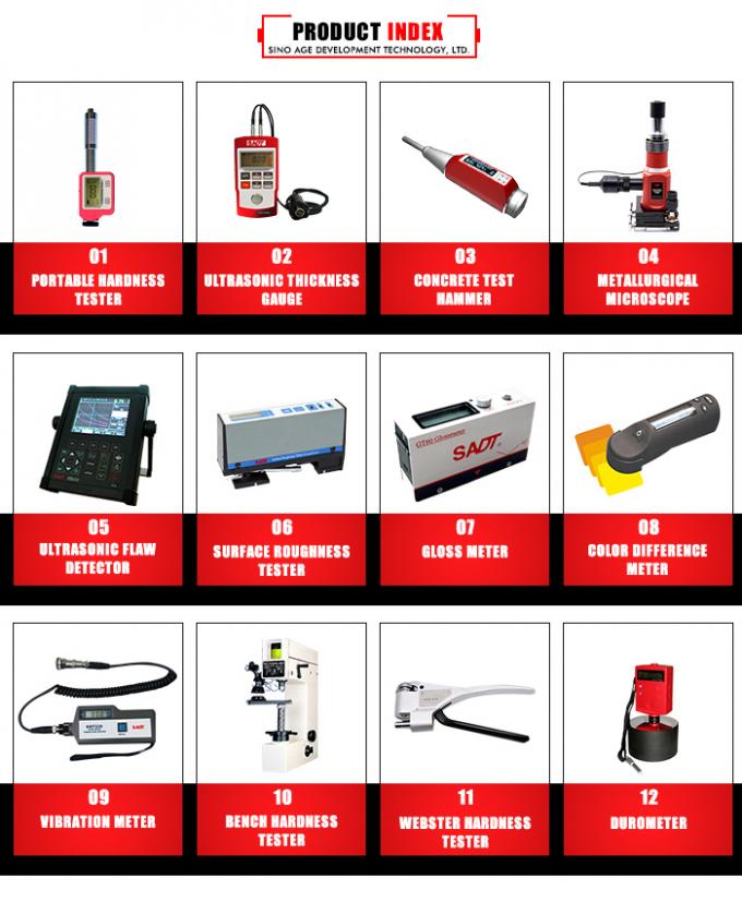 ASTM A956 Portable Hardness Tester , OLED Display Leeb Hardness ...
