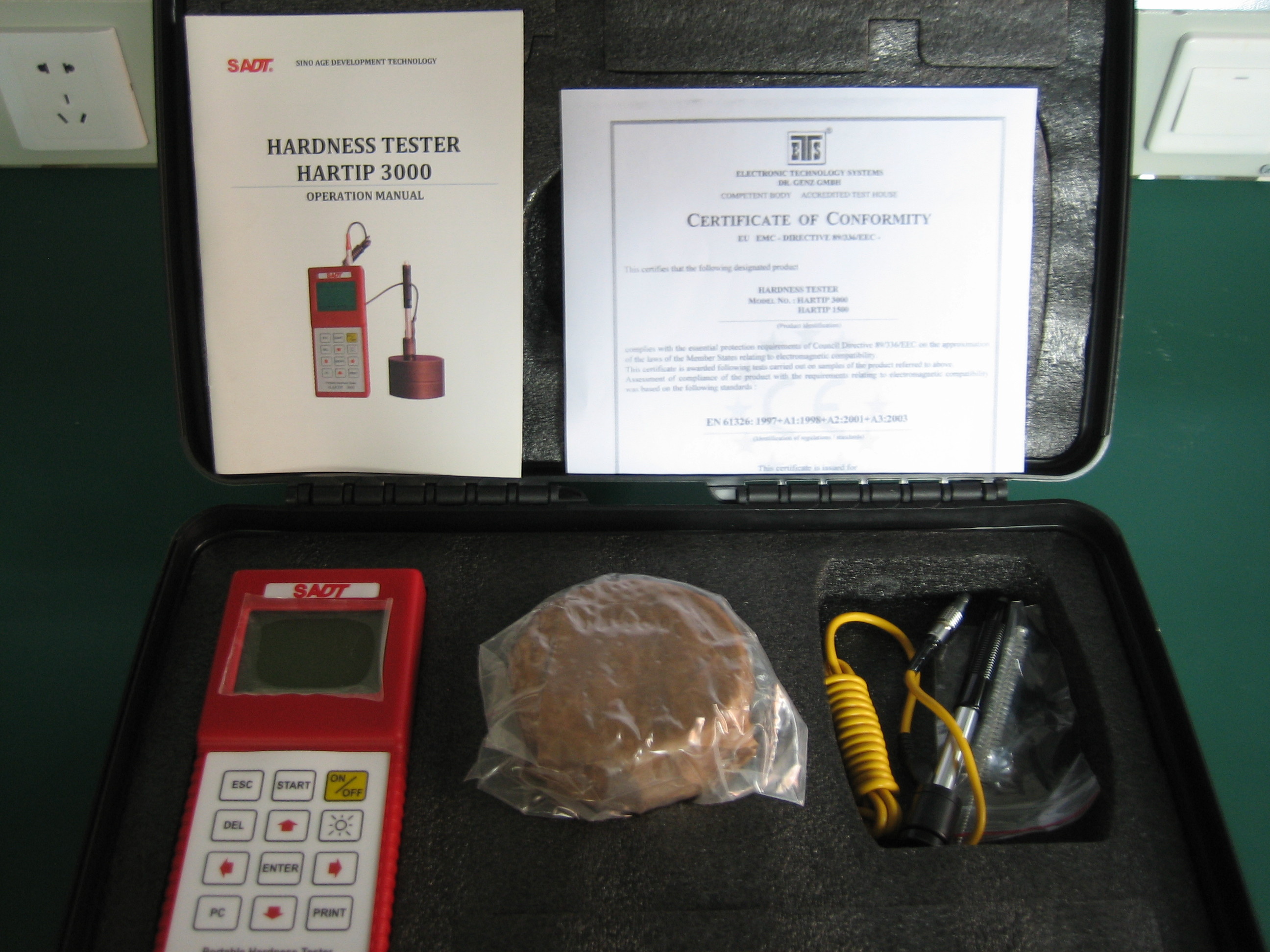 960 Data ASTM A956 HARTIP3000 Leeb Hardness Tester With Probe E For ...